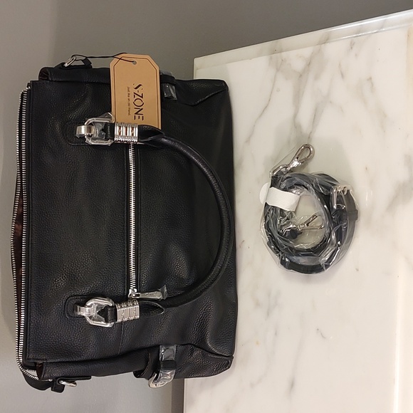 S Zone | Bags | New Leather S Zone Bag Black | Poshmark